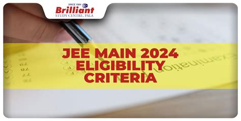 JEE Main Eligibility Criteria Brilliantpala