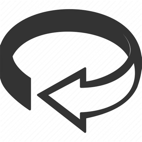 Arrow Direction Loop Refresh Rotate Rotation 3d Spin Icon