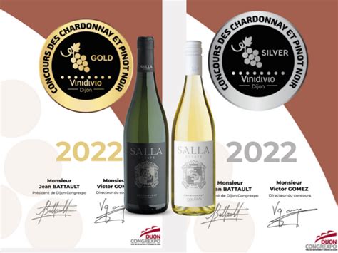 Златен и сребърен медал от Vinidivio