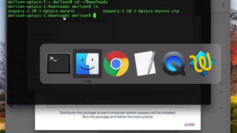 Osquery And Uptycs Macos Osquery Package Install Youtube