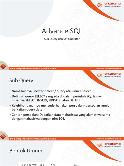 advance sql pdf