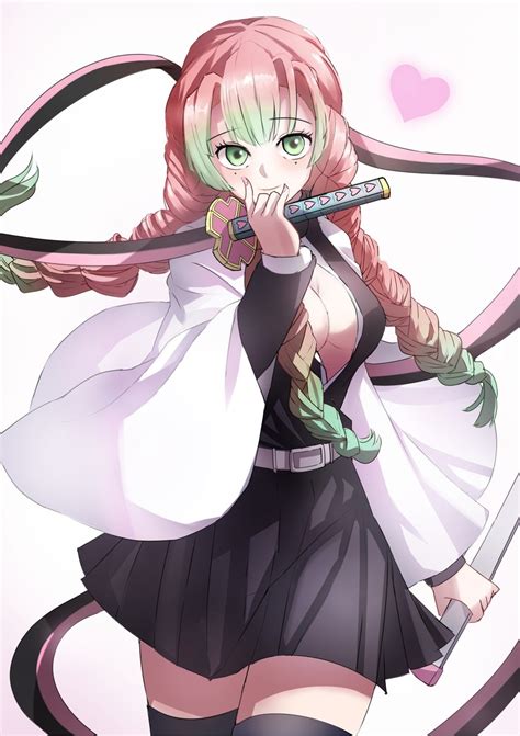 Kanroji Mitsuri Kimetsu No Yaiba Drawn By Art Rat Danbooru
