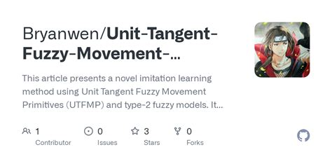 github bryanwen unit tangent fuzzy movement primitives this article