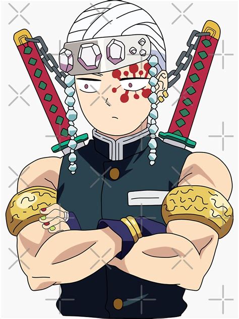 Pegatina Derpy Tengen Uzui De ThePlum Palette Redbubble