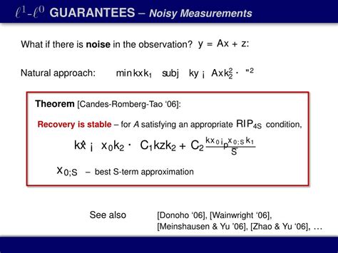 Ppt Sparse Representation And Compressed Sensing Theory And