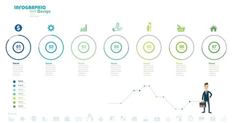 단계 옵션 웹 사이트 Ui 앱 비즈니스 프리젠 테이션에 대한 인포 그래픽 템플릿을 요소입니다 인포그래픽 템플릿 스톡 일러스트 레이션 추상 건축 칼럼 배너 기호 바이너리 코드
