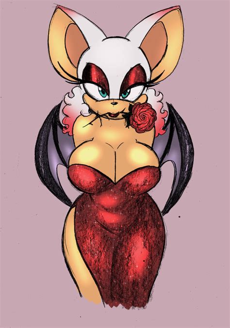Rule 34 Anthro Bare Shoulders Bat Wings Breasts Cleavage Dress