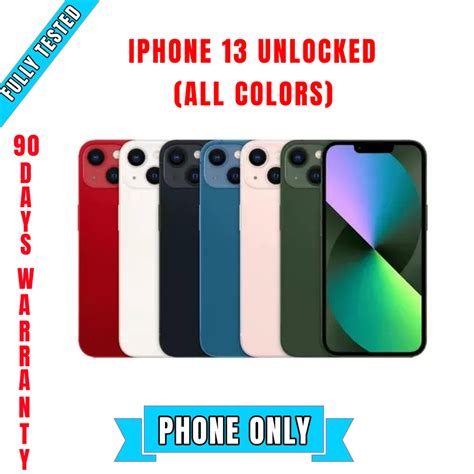 Iphone 13 Factory Unlocked All Colors