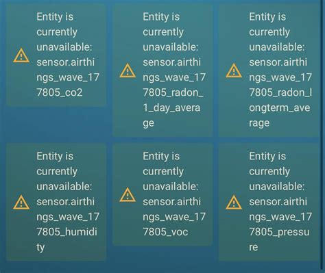 Airthings Ble Errors Rhomeassistant