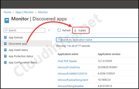 2 ways to export software inventory report from intune