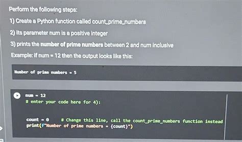 Solved Num 12 Enter Your Code Here For 4 Count 0