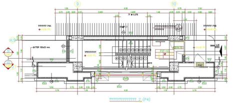 Structural Drawing Provides Details Of The Staircase Cut Section In This Autocad Drawing File