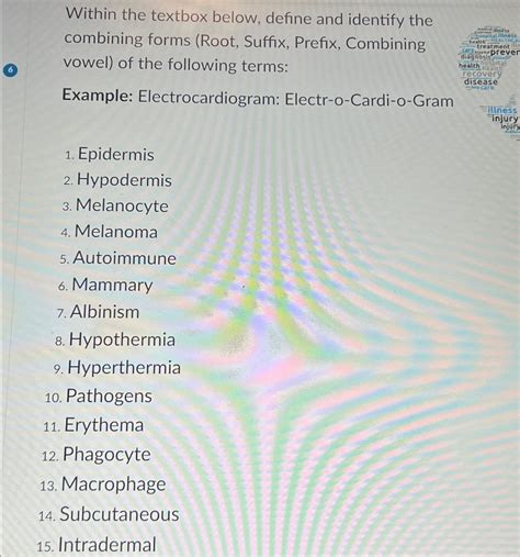 Solved Within The Textbox Below Define And Identify The