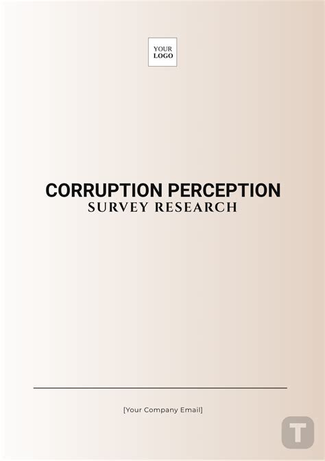 Free Corruption Perception Survey Research Template To Edit Online