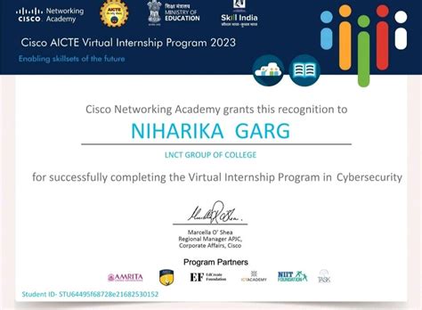 Niharika Garg On Linkedin Cisco Ciscointernship Virtualinternship