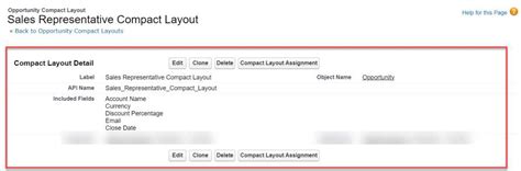Compact Layout In Salesforce
