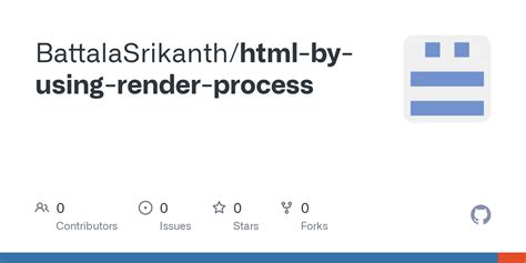 Github Battalasrikanthhtml By Using Render Process