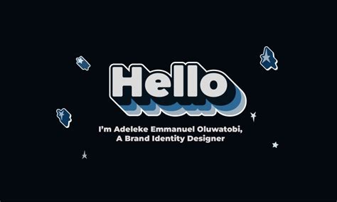 Emmanuel Adeleke On Linkedin Design Graphicdesign Brandidentity