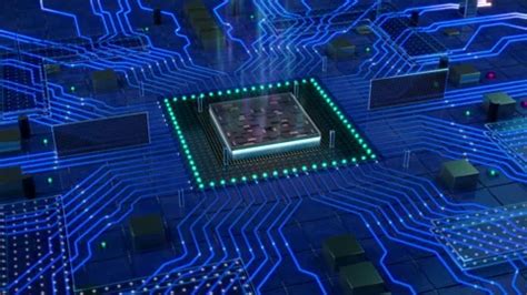 Technology CPU Background Stock Video Pond