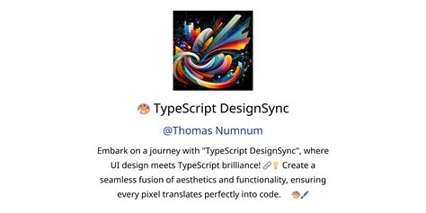 🎨 typescript designsync gpts features and functions examples and
