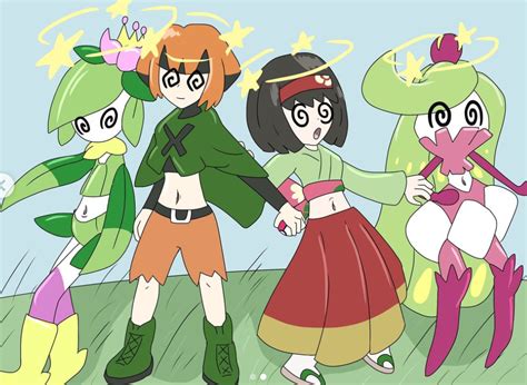 Lilligant Gardenia Erika Tsareena Belly Buttons By Ssnhrni On Deviantart