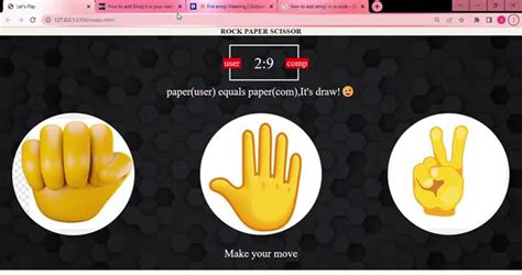Jenifer K On Linkedin Html Css Javascript Rockpaperscissor Games Webdevelopment