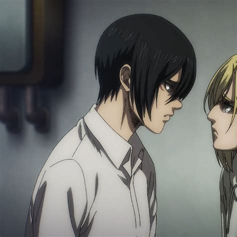 Matching Mikasa And Annie Icon 1 2 Shingeki No Kyojin Attack On Titan Season Mikasa Eren