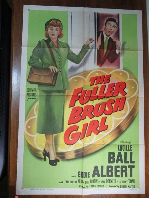 【傷や汚れあり】※n0633 Us版1sh 映画ポスター【 The Fuller Brush Girl 】 フラーブラシガール 監督ロイド