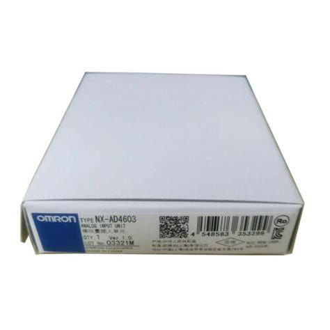 New IN BOX Omron NX AD4603 NXAD4603 Analog Input Unit 1 Year Warranty EBay
