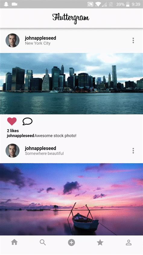 A Working Instagram Clone Written In Flutter Using Firebase Firestore