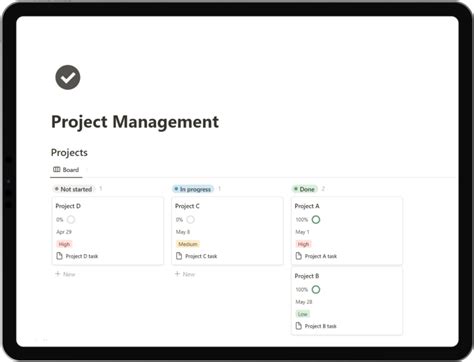 Notion Project Management Template Free Download