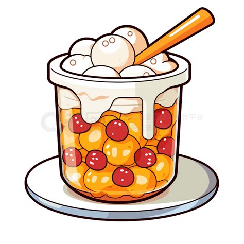 冰沙免抠元素 手绘夏日美食刨冰冰沙线条插画矢量装饰元素 素材免费下载 3000像素 Psd格式 编号69460433 千图网