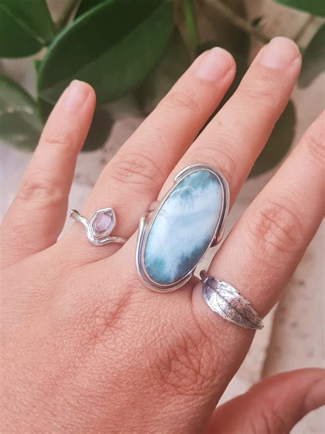 Spirit Element Twig Ring Botanical Stone