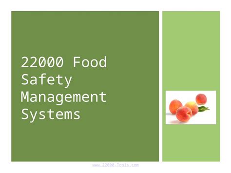 Ppt Introduction To Iso 22000 Dokumen Tips