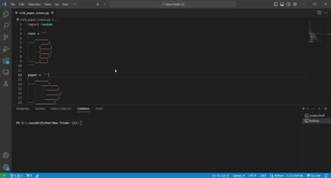 Coded A Rock Paper Scissors Game In Python Vishal Shrimangle Posted