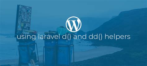 Using Laravel D And Dd Helpers In Wordpress Since1979