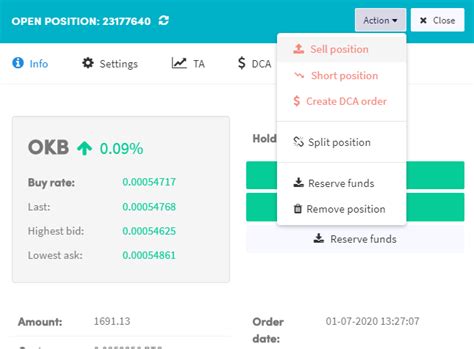 What Are The Sell Settings In The Baseconfig Cryptohopper Documentation
