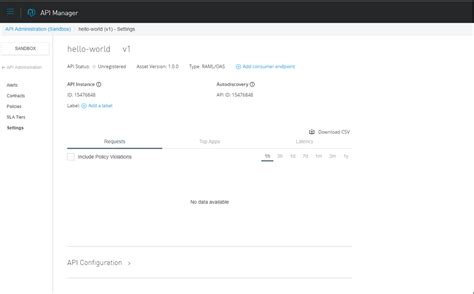 Api Manager Auto Discovery Mulesoft Policy Configuration