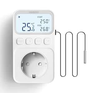 INKBIRD Plug In Timer Thermostat C216T Temperature Controller Heating And Cooling Programmable