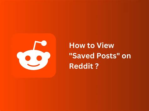 How To View Saved Posts On Reddit Thegeekinsights