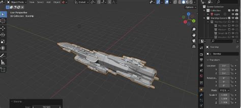 Blender飞船模型生成插件 Starship Generator V110 Blender布的 Blender飞船模型生成插件 Starship Generator V110 Blender布的