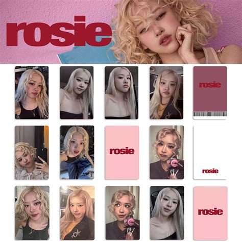 Kpop Idol Rose Solo Album Rosie Photocards Shopee Malaysia