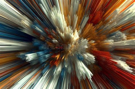 Colorful Abstract Explosion Of Texture And Motion In Vibrant Hues Creating A Dynamic Visual