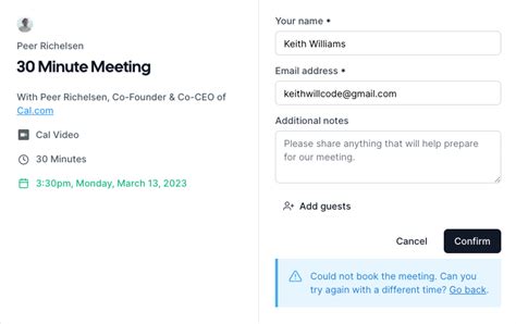 Cannot Book Seemingly Available Time Slot · Issue 7701 · Calcom · Github