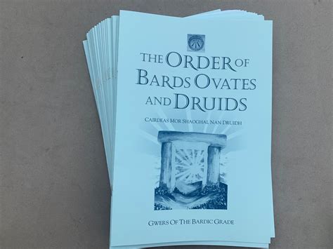 Ersatzhefte Barden Gwers In Deutsch Obod Store