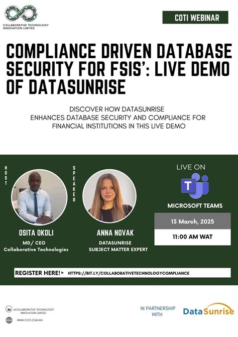 🔐 Enhance Your Database Security And Compliance Be Part Of Our Online