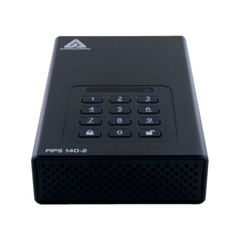 Apricorn Aegis Padlock Dt 256 Bit Aes Xts Encryption External Hard Drive 8tb Adt3pl256f8000em