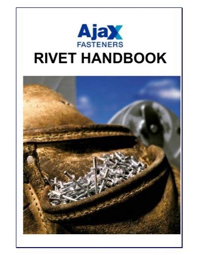 Blind Rivets Rivet Handbook Ajax Fasteners