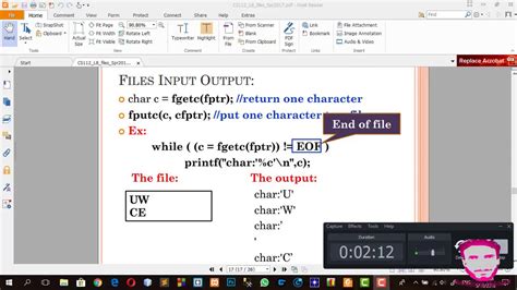 Learn C Programming In Arabic 12 Files Fgetc And Fputc Youtube