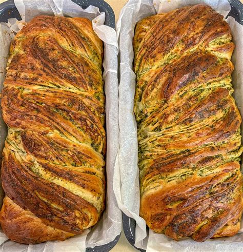 Pesto Bread Recipe Homemade Fluffy And So Flavorful Nunioli